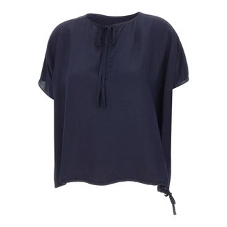 Kaos Kaos, Femme, Blouses et Chemises, Bleu, Taille: 40 FR Icona Blouse