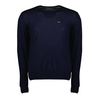 Prada Rundhals-Strickwaren - - Knitwear - Herren - Blau - XL
