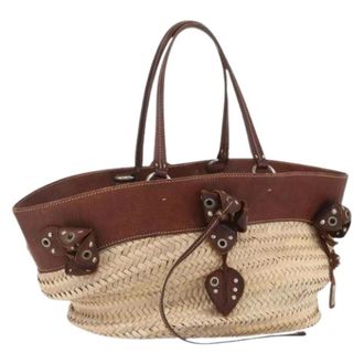 Miu Miu Damen, Pre-Owned, Beige, ONE SIZEGr&ouml;&szlig;e