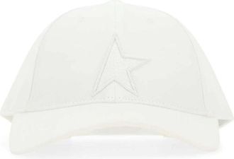 Golden Goose Homme, Accessoires, Blanc, Taille: S/M Casquette de baseball en coton