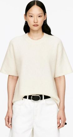 Arket Pullover Aus Alpakawolle Und Wolle -Weiß