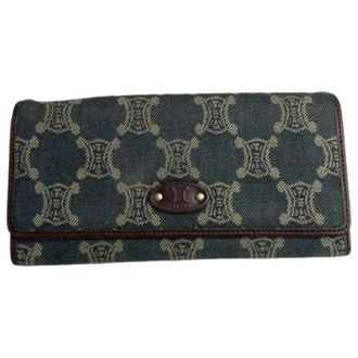 Celine Pre-owned Vintage Geldb&ouml;rse - - Pre-owned - Damen - Blau - ONE SIZE