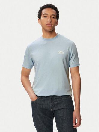 Karl Lagerfeld T-Shirt 755781 563235 Hellblau Regular Fit