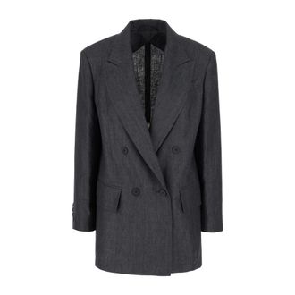 Max Mara Olimpia Blazer - - Jackets - Damen - Grau - M