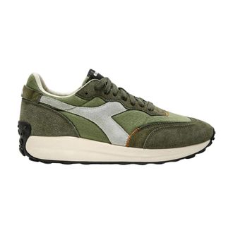 Diadora Gr&uuml;ne Wildleder-Laufschuhe - - Shoes - Herren - Gr&uuml;n - 45 1/2 EU