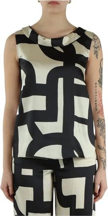 Emme Di Marella Emme DI Marella, Femme, Tops, Multicolore, Taille: 44 FR Emmgommoso Top