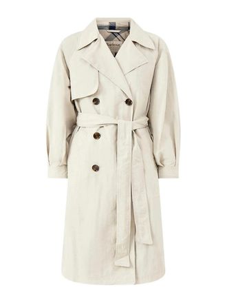Barbour Manteau Au Genou - Beige