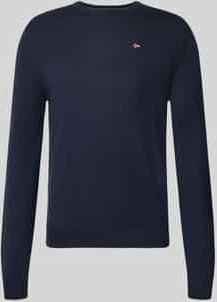 Napapijri Slim Fit Strickpullover aus reiner Wolle Modell DAMAVAND