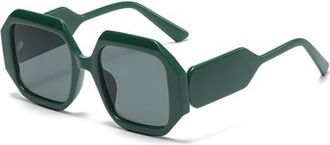 Generic Lunettes De Soleil Polaris&eacute;es Vintage For Femme, Monture Large, Style Streetwear, Id&eacute;ales For Les Trajets Domicile-travail, Le Sport Et Les Vacances.(