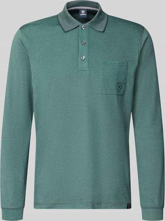 Lerros Regular Fit Poloshirt in Two-Tone-Machart