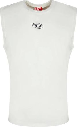 Diesel Homme, Tops, Blanc, Taille: S T-Bisco-Iod