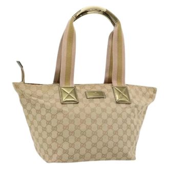 Gucci Pre-owned Vintage GG Canvas Tote Bag - - Pre-owned - Damen - Beige - ONE SIZE
