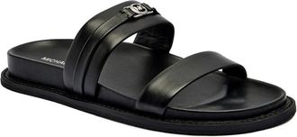 Michael Kors Femme, Chaussures, Noir, Taille: 36 EU Mandy Sandale Plate