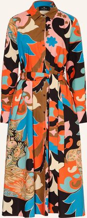 Etro Etro Hemdblusenkleid rot