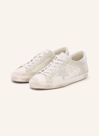 Golden Goose Sneaker Super-Star Mit Schmucksteinen weiss
