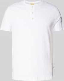 Camel Active T-Shirt mit Serafino-Ausschnitt