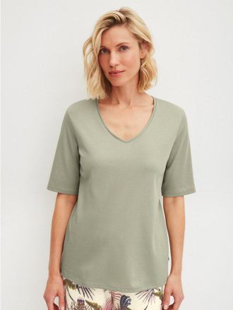 CALIDA Kurzarmshirt Favourites Arts Damen (1-tlg) glatte Interlock-Qualit&auml;t und angenehm weich