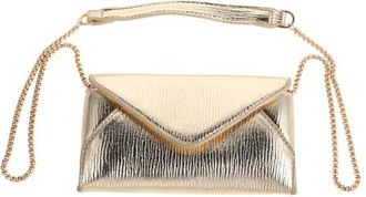BESTONZON PATKAW Pochette Habill&eacute;e Femme en Similicuir M&eacute;tallis&eacute; Dor&eacute; Mini Paquet Bandouli&egrave;re &agrave; Cha&icirc;ne Paquet &agrave; Main Compact pour Soir&eacute;e Mariage et F&ecirc;te