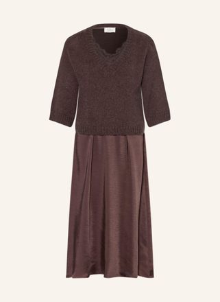 robe l&eacute;g&egrave;re Robe L&eacute;g&egrave;re Set: Pullover Und Kleid braun