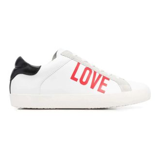 Love Moschino Logo-Print Low-Top Sneakers - - Shoes - Damen - Beige - 41 EU