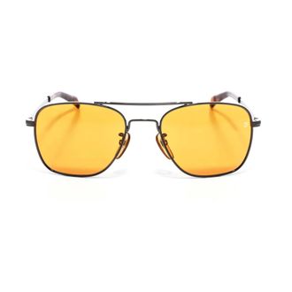 Eyewear by David Beckham Homme, Accessoires, Gris, Taille: ONE Size Lunettes de soleil carrées classiques en métal