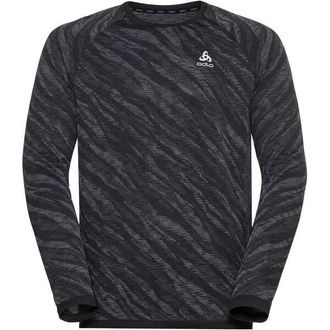 Odlo Herren Unterhemd BL TOP Crew neck l/s BLACKCOMB