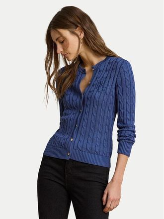 Lauren Ralph Lauren Strickjacke 200P14040502 Blau Regular Fit