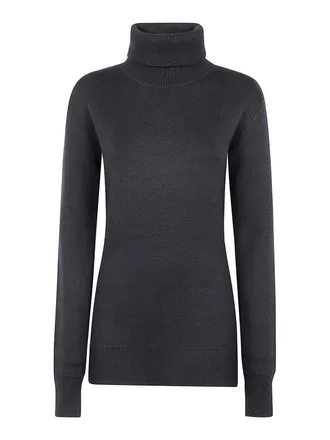 Toteme Pull Col Roul&eacute; - Noir