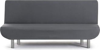Eysa Bi-elastischer Sofabezug für 3-Sitzer Click-Clac, Dunkelgrau, Harlem-Design