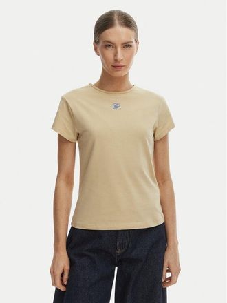 Tommy Hilfiger T-Shirt WW0WW48710 Beige Slim Fit