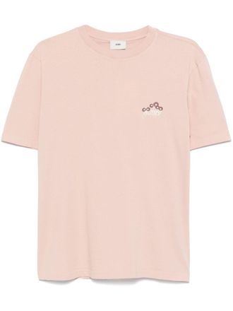 Autry t-shirt &agrave; logo imprim&eacute; - Rose
