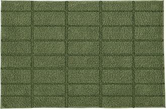 Kleine Wolke Badteppich Tiles, 70x120 cm, Forest