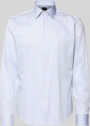 HUGO BOSS Regular Fit Businesshemd aus reiner Baumwolle Modell JOE