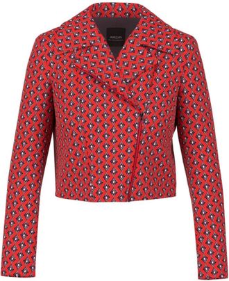 Marc Cain Scuba Jersey Jacke - - Jackets - Damen - Rot - S