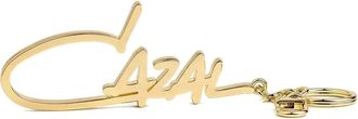 Cazal Schl&uuml;sselanh&auml;nger mit Logo-Schild - Gold