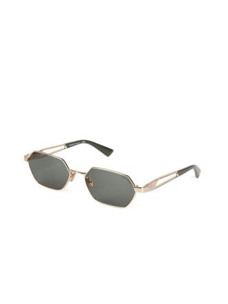 Ana Hickmann Womens Sunglasses Gold-Black Metal Eyewear - Gold/black
