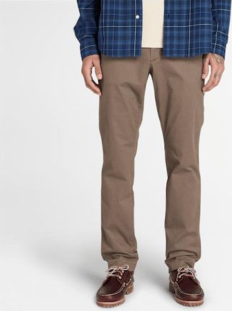 Timberland Claremont Chinohose aus Twill mit schmalem Bein für Herren in Braun, Herren, Braun, Größe