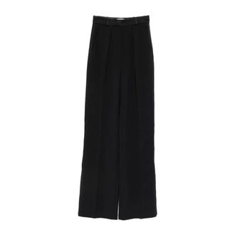 Elisabetta Franchi Wide Hosen - - Trousers - Damen - Schwarzk - S