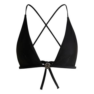 HUGO BOSS Double B Bikini Oberteil für Damen (Schwarz)