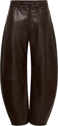 Soaked In Luxury Kaiko Barrel Pantalons - Femme - Pantalons - Brun - Taille: 42 FR