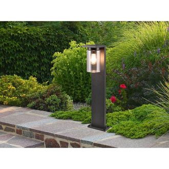 Trio Leuchten Trio Lighting - Sockelleuchte ardila Laterne aus Aluminium Schwarz, H&ouml;he 65cm