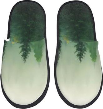 Generic Bois De Brouillard Homme Femme Pantoufles Chaud Chaussons Peluche Slippers Pour Ext&eacute;rieur Int&eacute;rieur Maison M