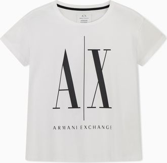 A|X Armani Exchange Damen Casual, Optisches Weiß, XX-Large