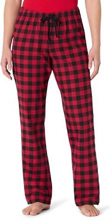 Amazon Essentials Pantalon De Pyjama en Flanelle Femme, Rouge Carreaux Western, XXL