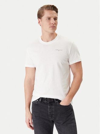 Tommy Jeans T-Shirt DM0DM22316 Gr&uuml;n Regular Fit