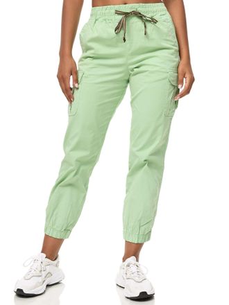 Tazzio Cargo Hose Damen Cargohose Regular Fit F600 (XXL, Grün)