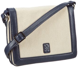 Marc O'Polo Maryan 50193 69110 302, Damen Clutches, Blau (marine 69110), 3x17x23 cm (B x H x T)