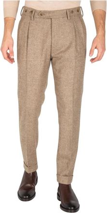 Berwick 1707 Homme, Pantalons, Brun, Taille: S Retro Pantalons
