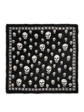 Alexander McQueen Schal - Schwarz