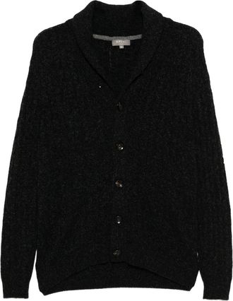 N.Peal cardigan en maille intarsia - Gris